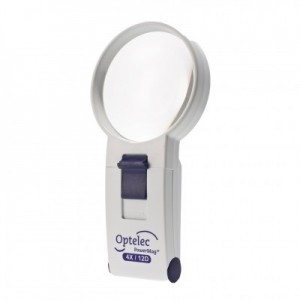Optelec PowerMag+ LED Hand-Held Magnifier - The Carroll Center for the ...