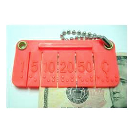 Pocket Money Brailler - The Carroll Center for the Blind